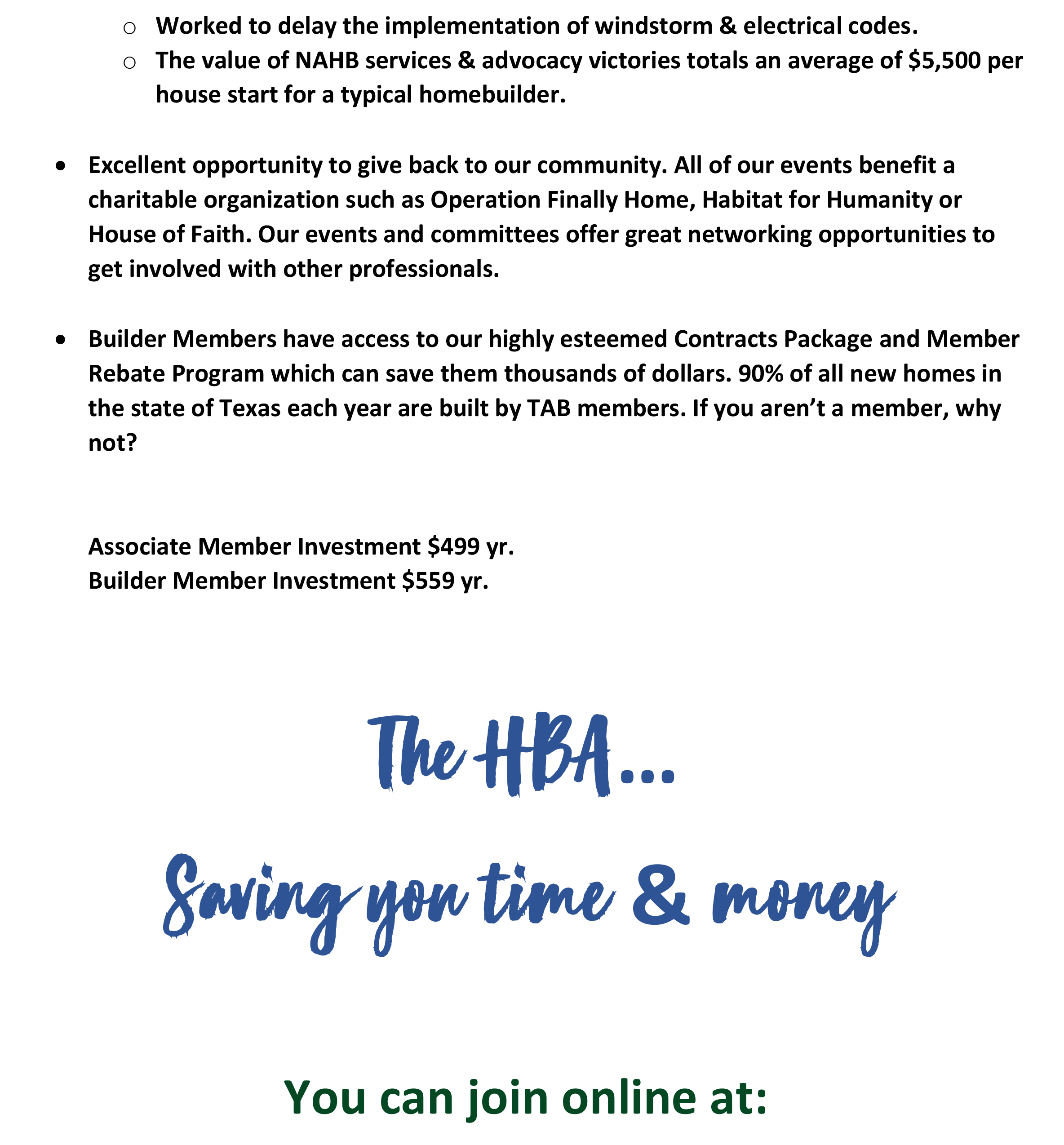 Membership :: Home Builders Association of San Angelo